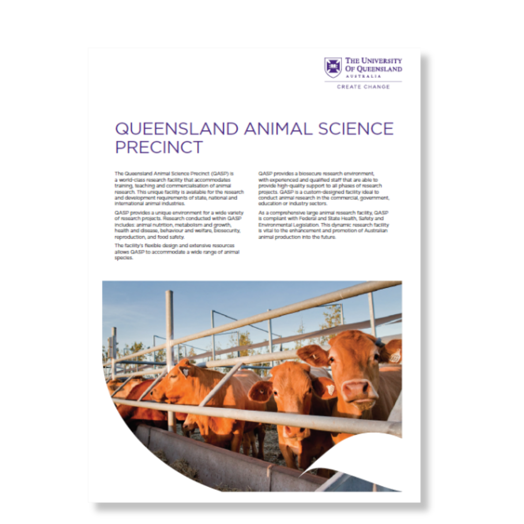 About - Queensland Animal Science Precinct - University of Queensland